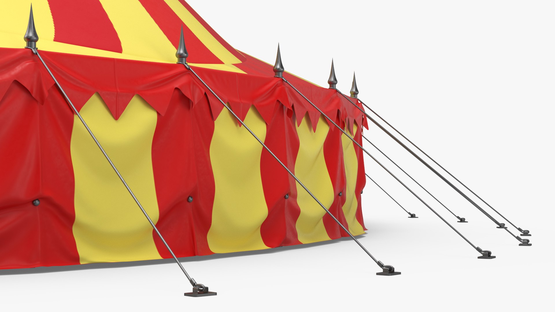 Big Round Circus Tent 3D Model - TurboSquid 2248558