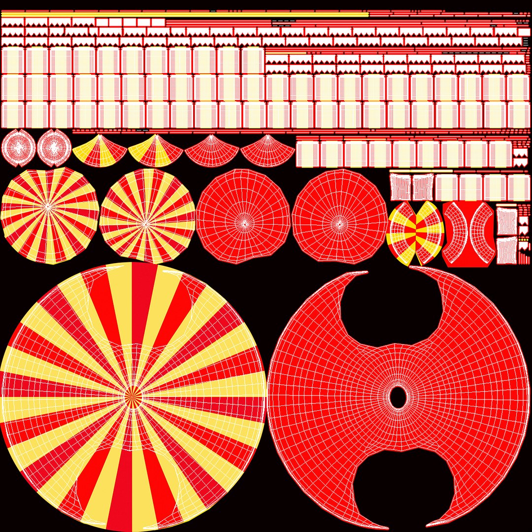 Big Round Circus Tent 3D Model - TurboSquid 2248558