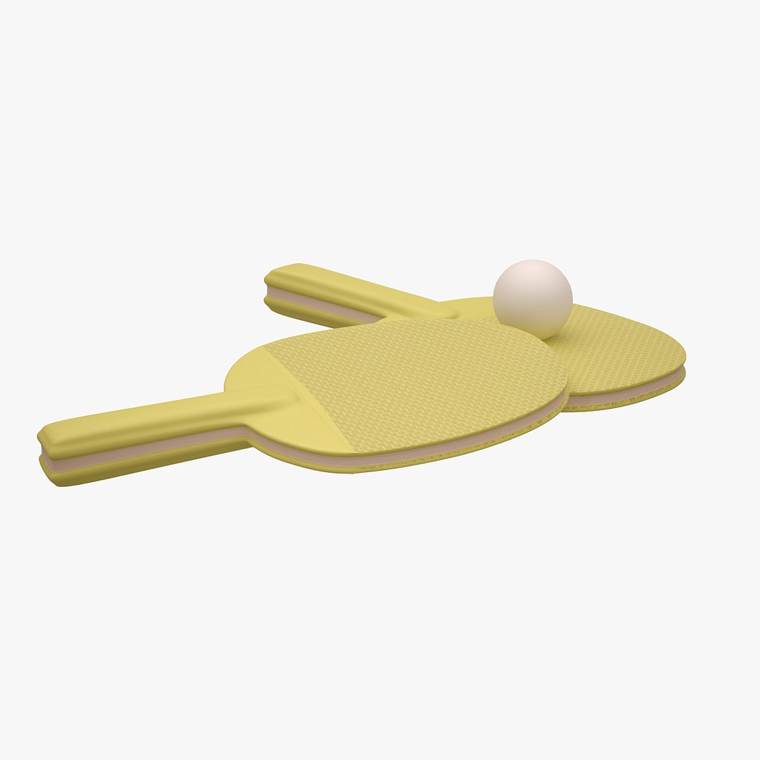 ping pong paddle 3d model