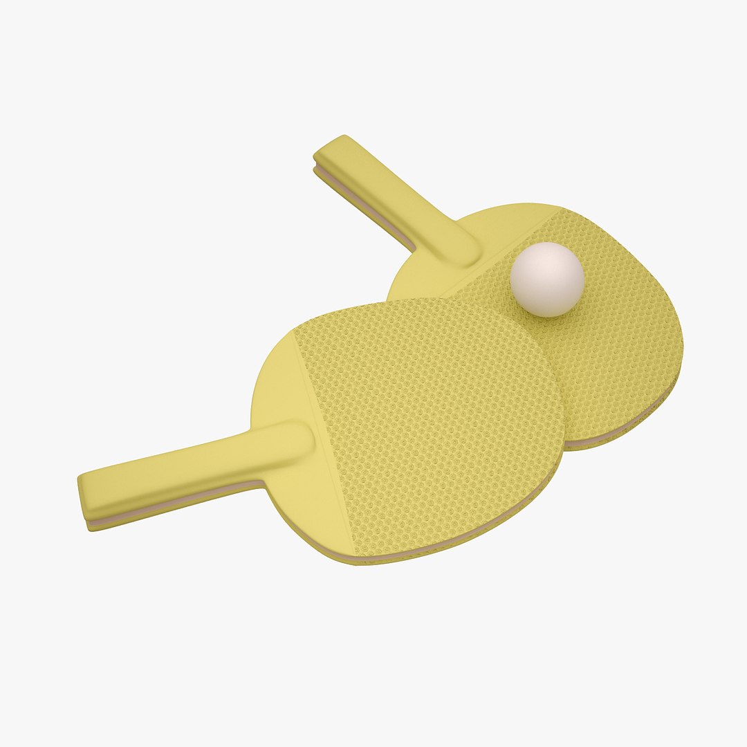 ping pong paddle 3d model