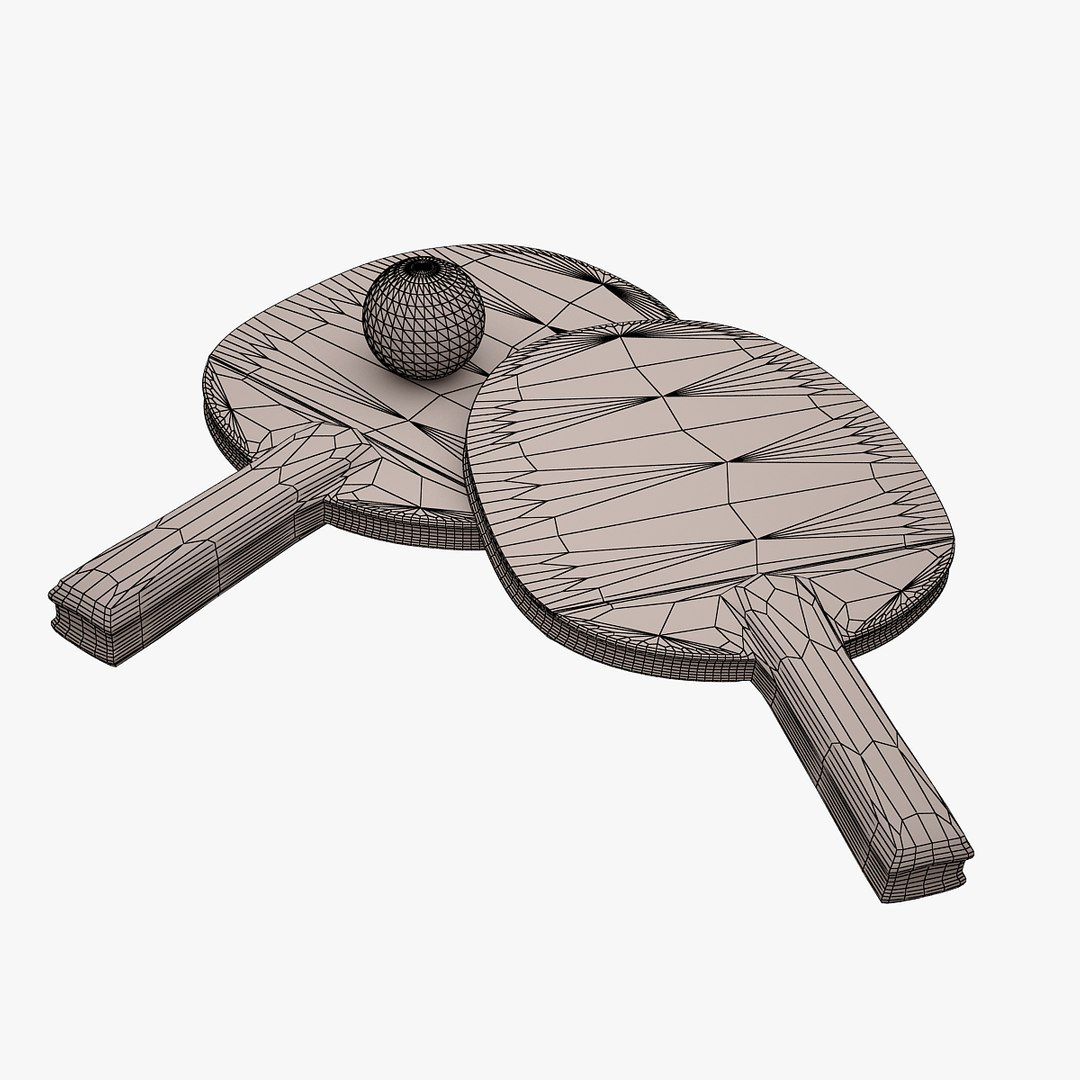 ping pong paddle 3d model