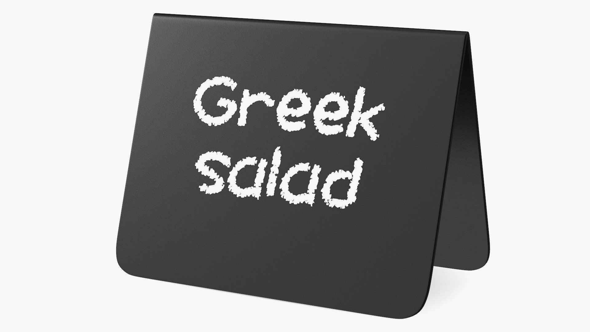 Mini Table Sign Black 3D Model - TurboSquid 2139451