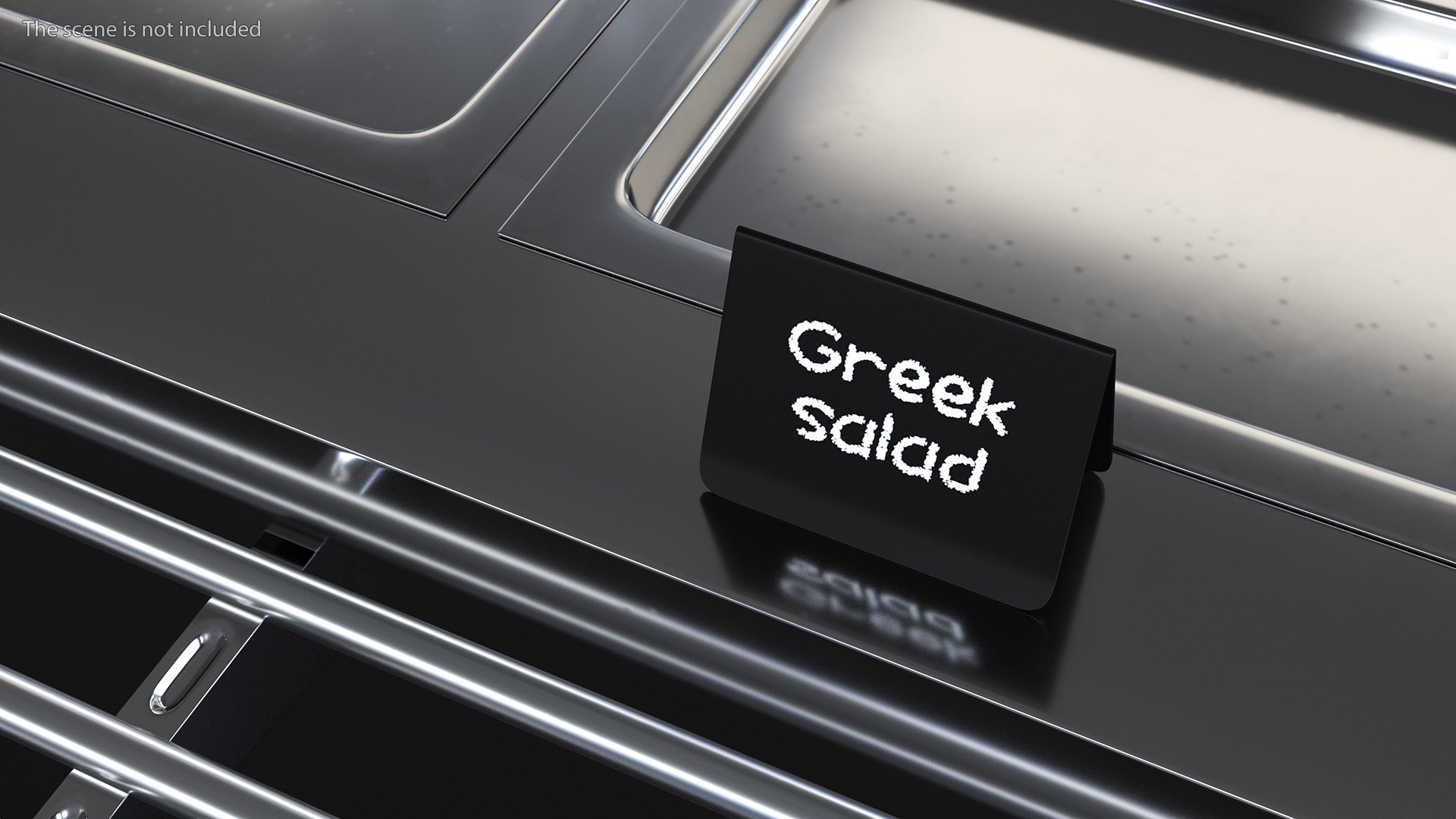 Mini Table Sign Black 3D Model - TurboSquid 2139451
