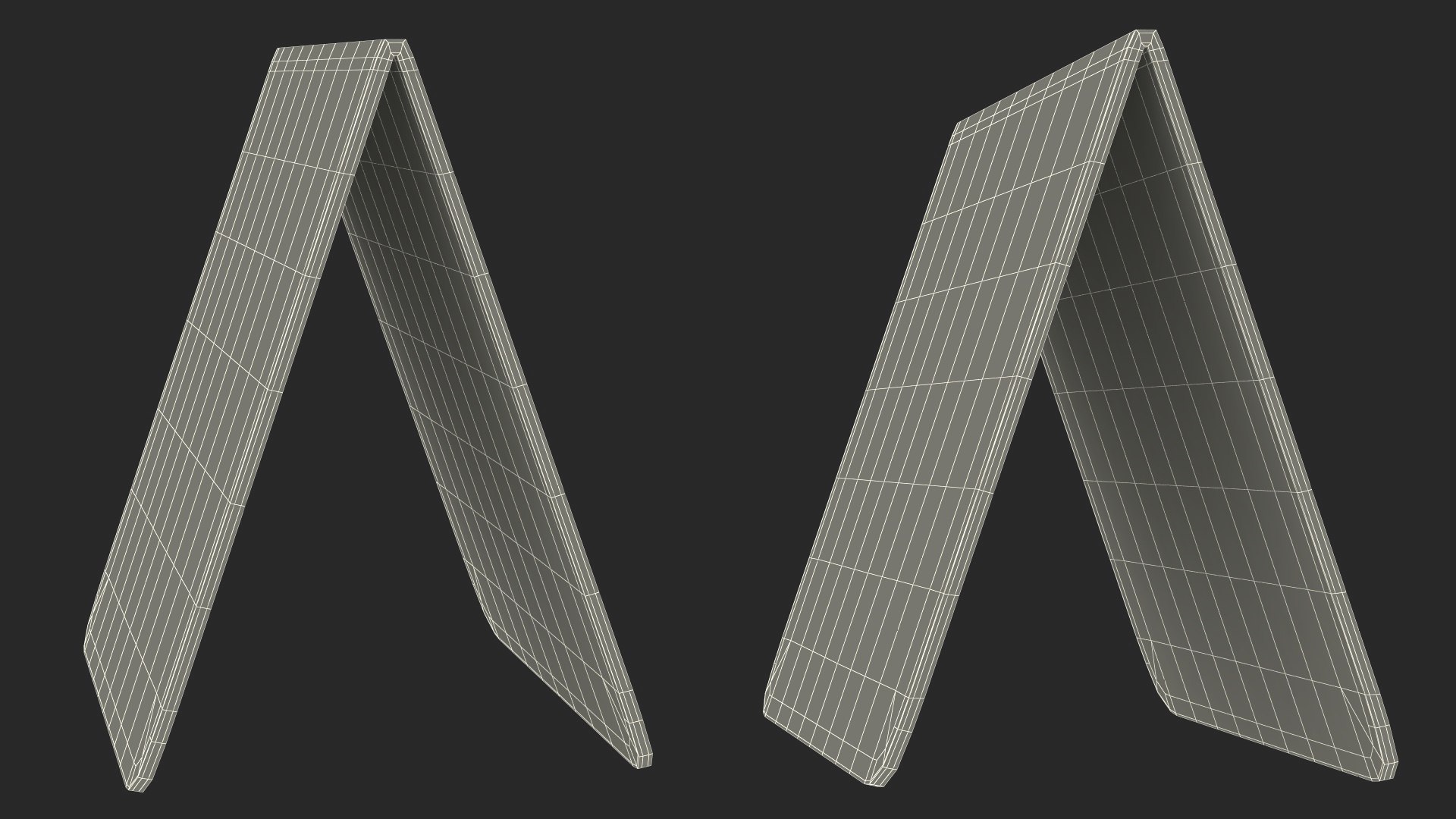 Mini Table Sign Black 3D Model - TurboSquid 2139451