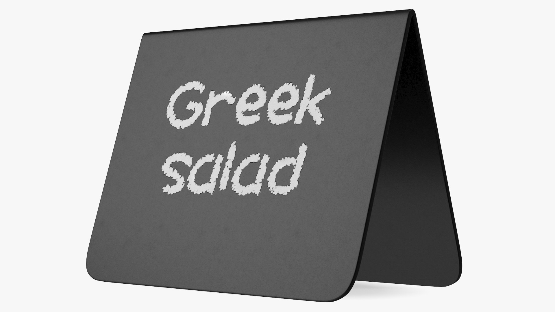 Mini Table Sign Black 3D Model - TurboSquid 2139451