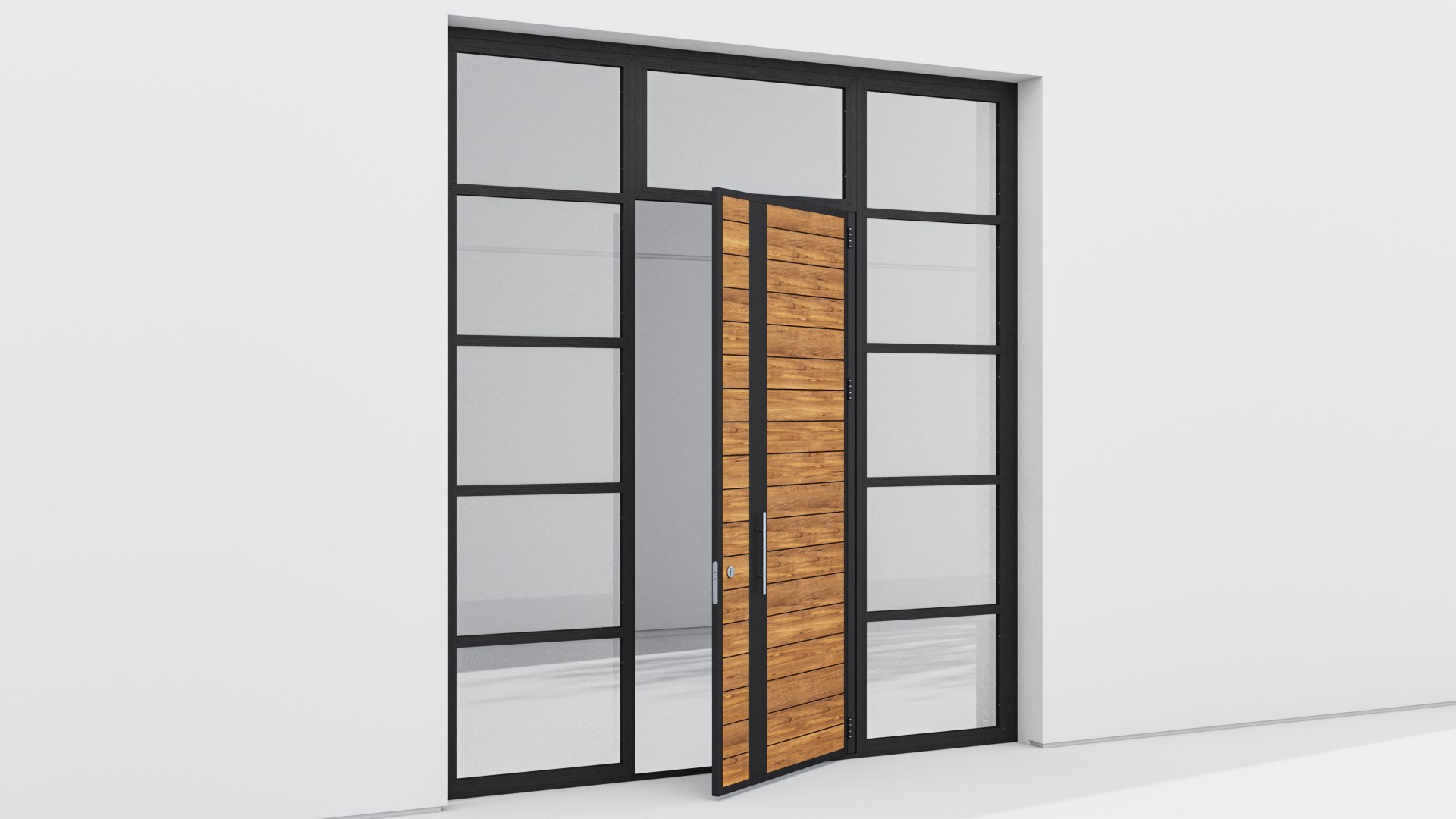 Aluminium Door 65 3D Model - TurboSquid 2017132