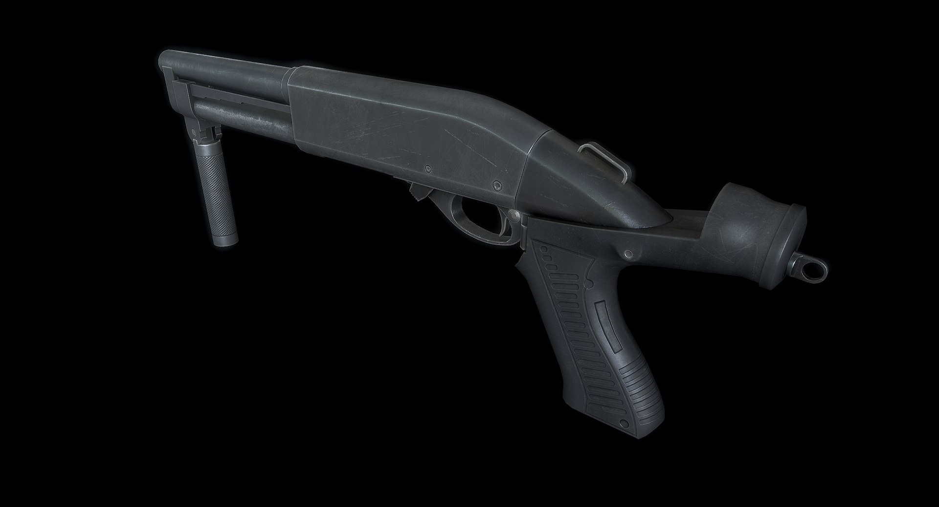 3d Model Super Shorty Shotgun