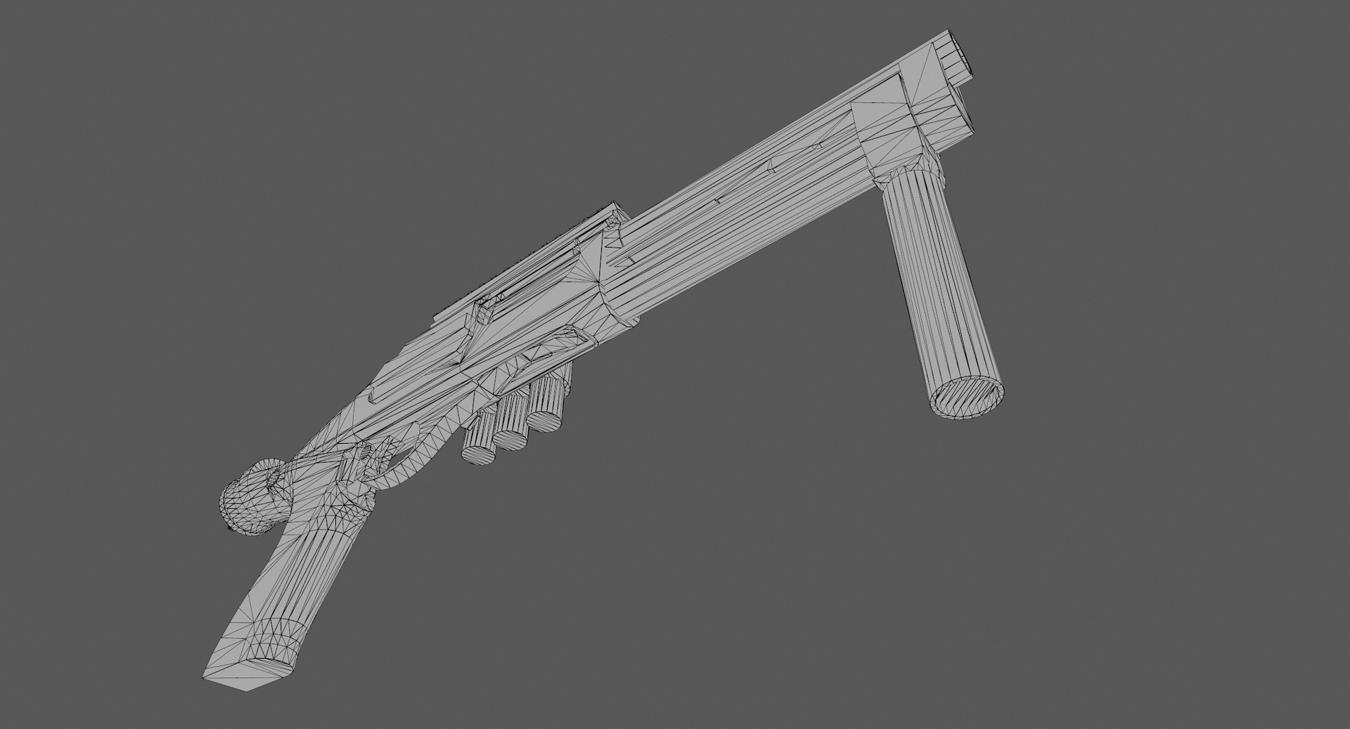 3d model super shorty shotgun