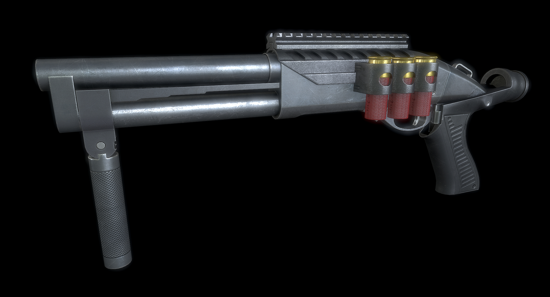 3d model super shorty shotgun