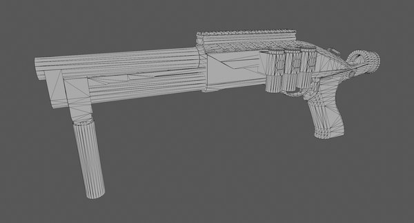 3d model super shorty shotgun