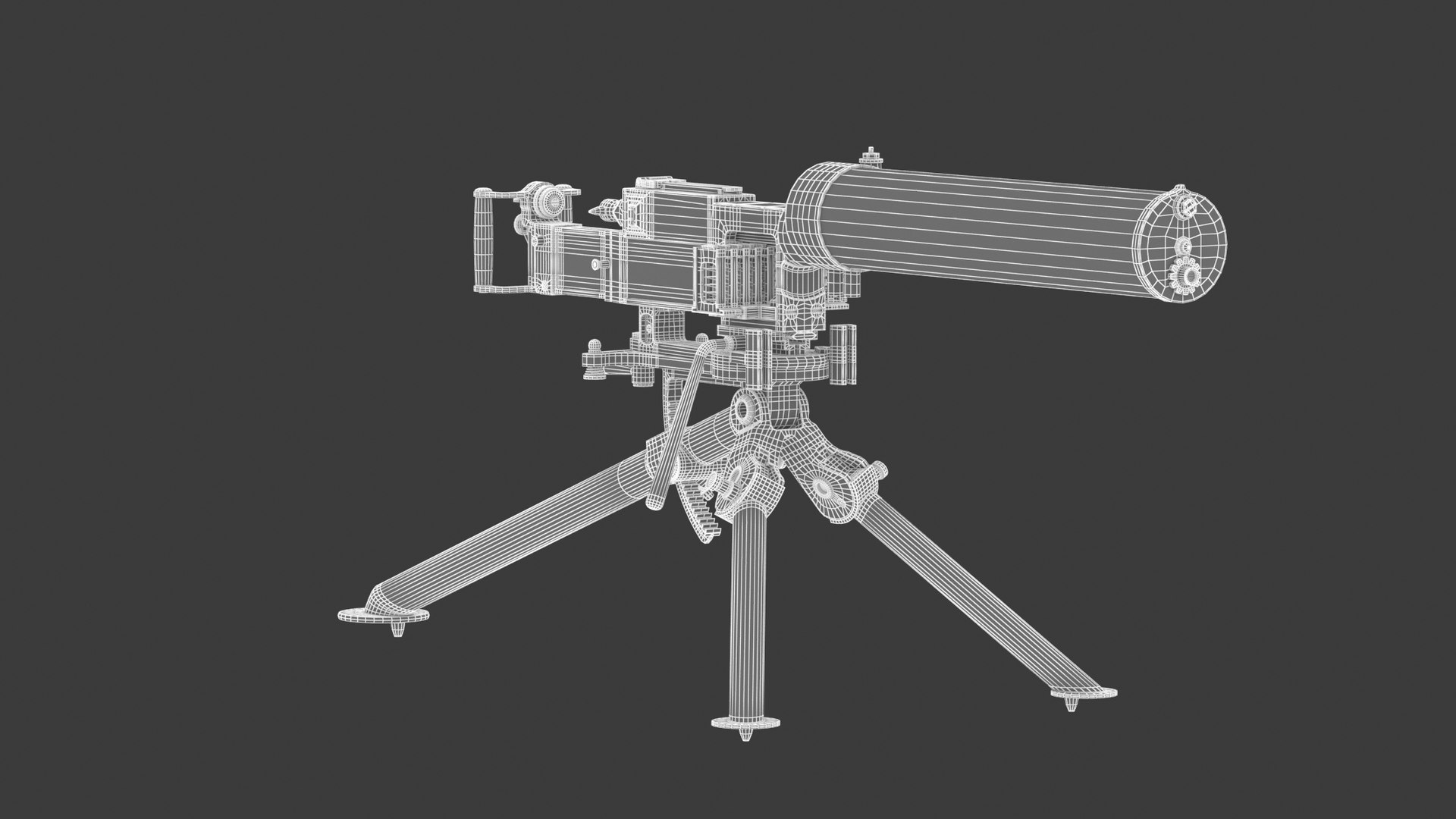 Fiat-Revelli Modello 1914 3D Model - TurboSquid 1751761