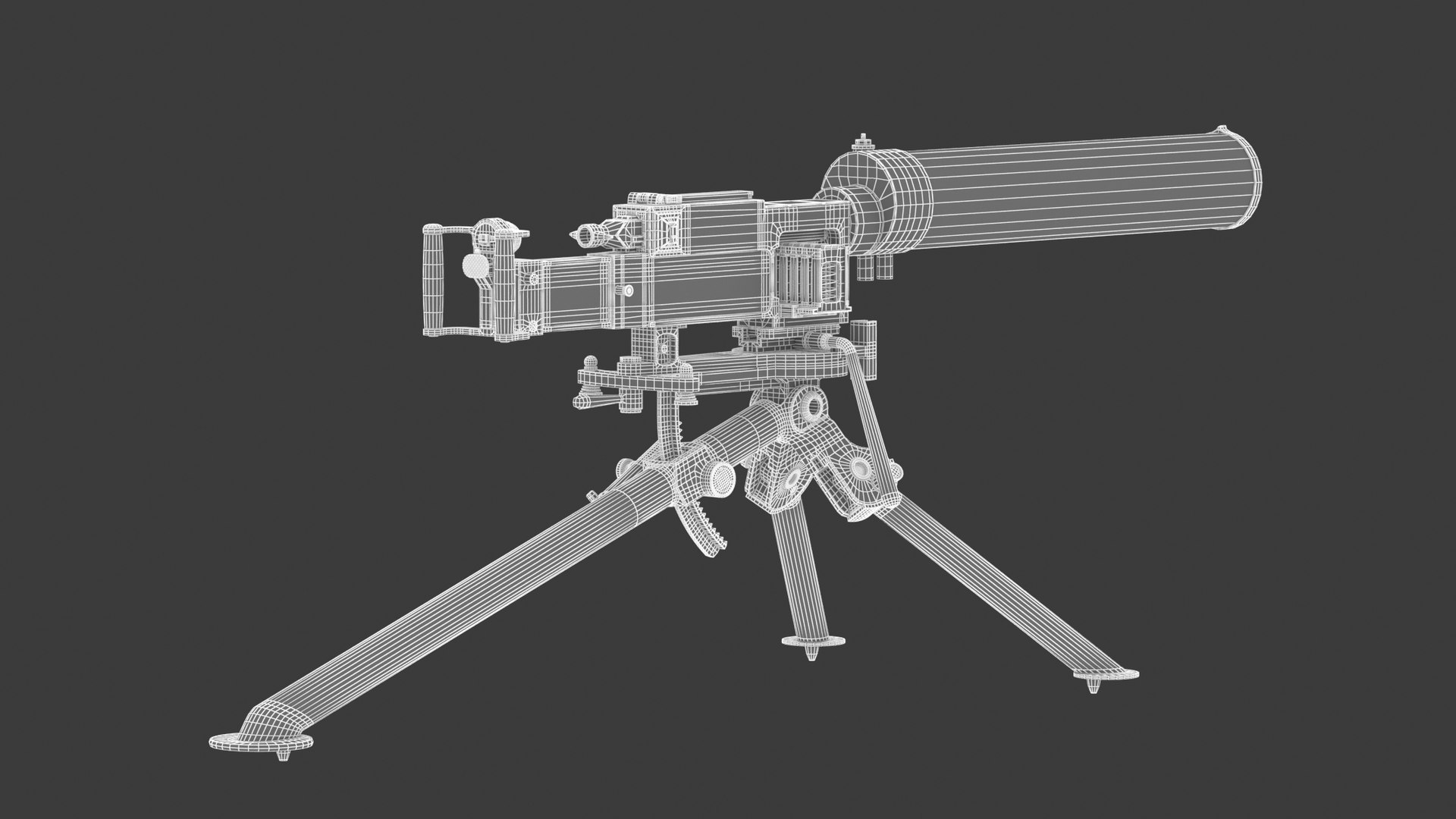 Fiat-Revelli Modello 1914 3D Model - TurboSquid 1751761