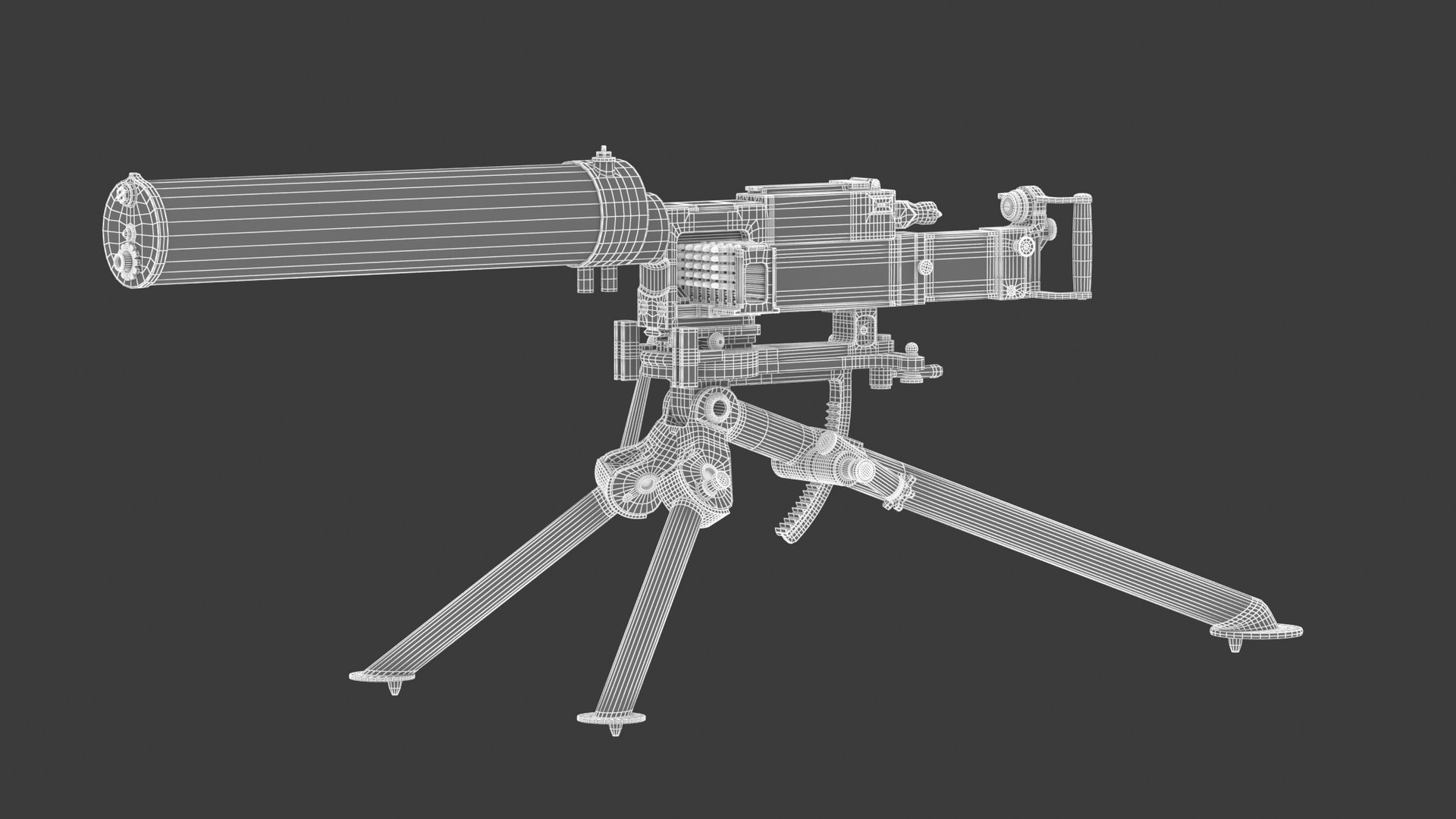 Fiat-Revelli Modello 1914 3D Model - TurboSquid 1751761
