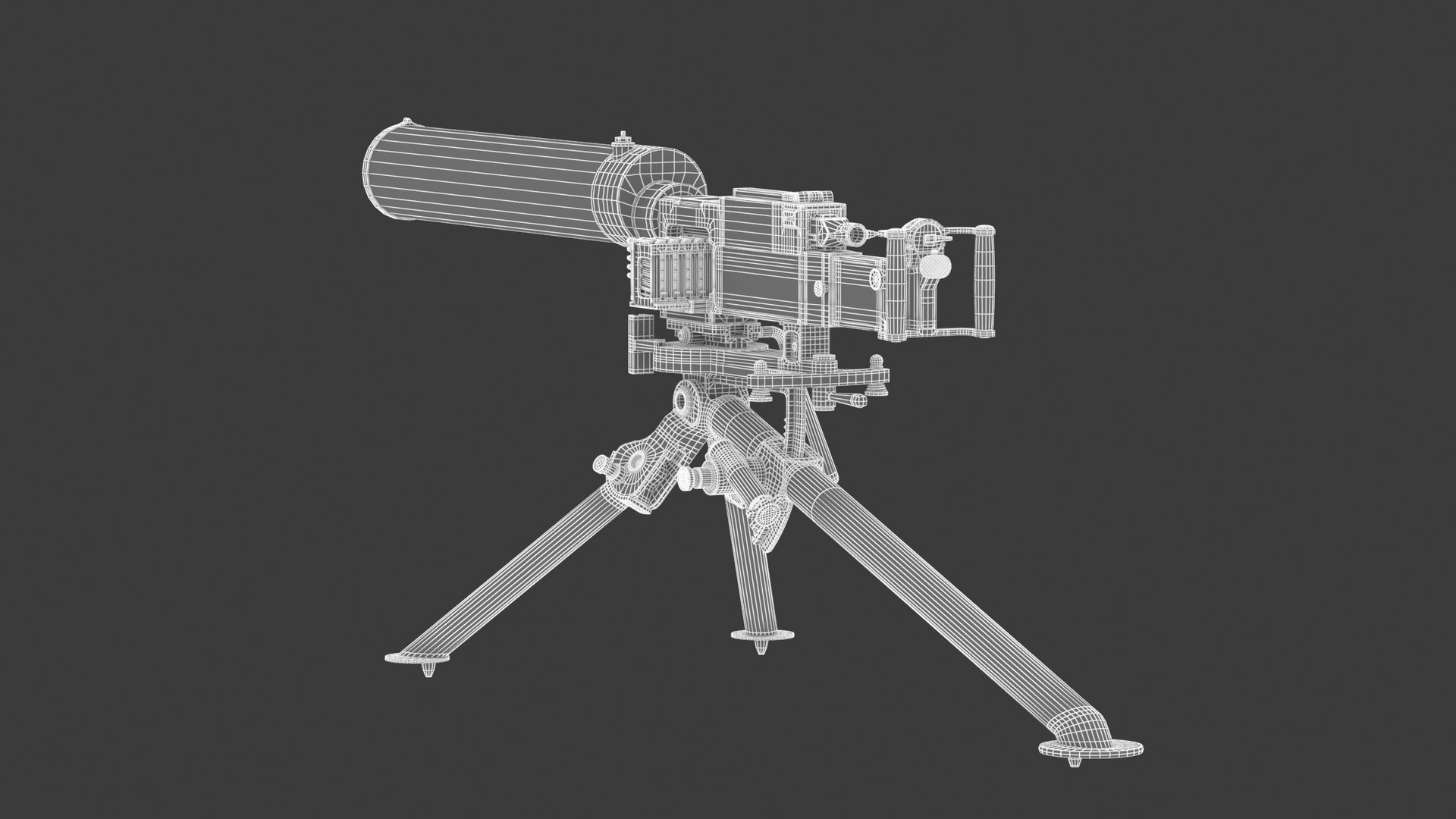 Fiat-Revelli Modello 1914 3D Model - TurboSquid 1751761