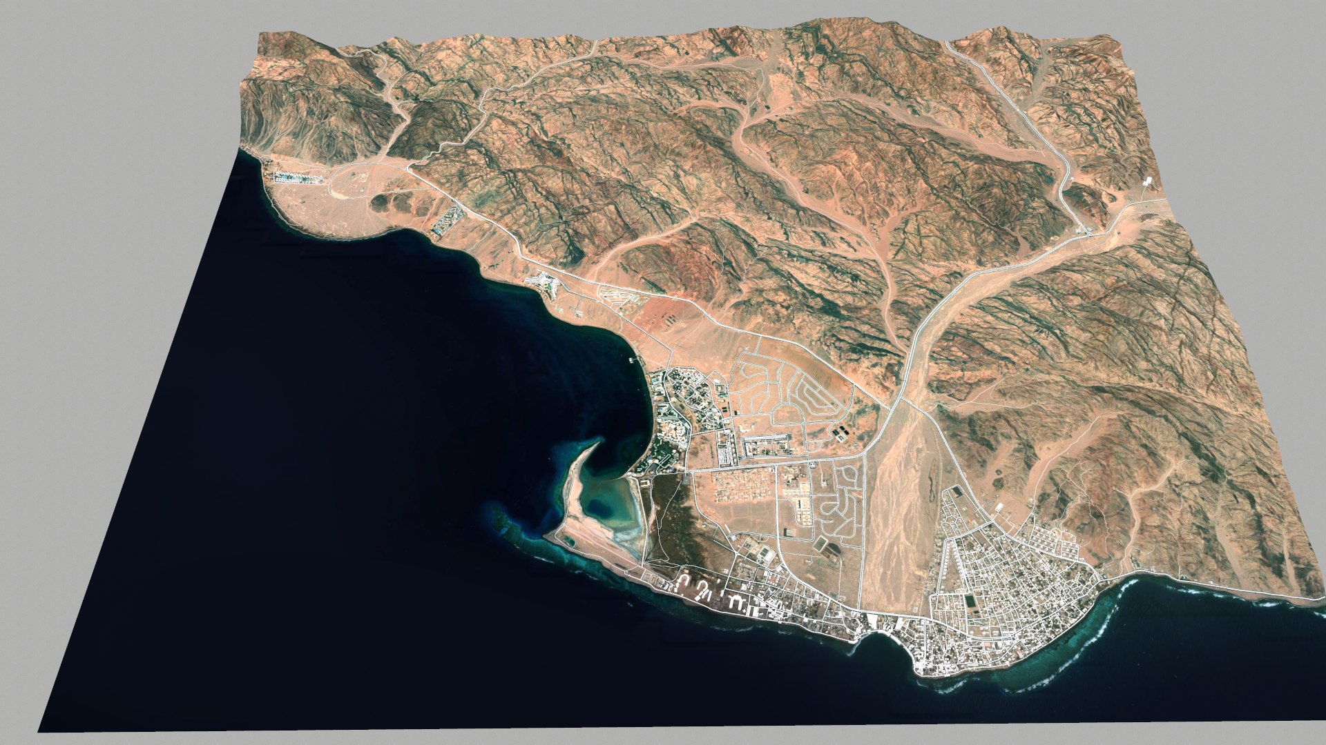 Cityscape Dahab Egypt 3D Model - TurboSquid 1956718