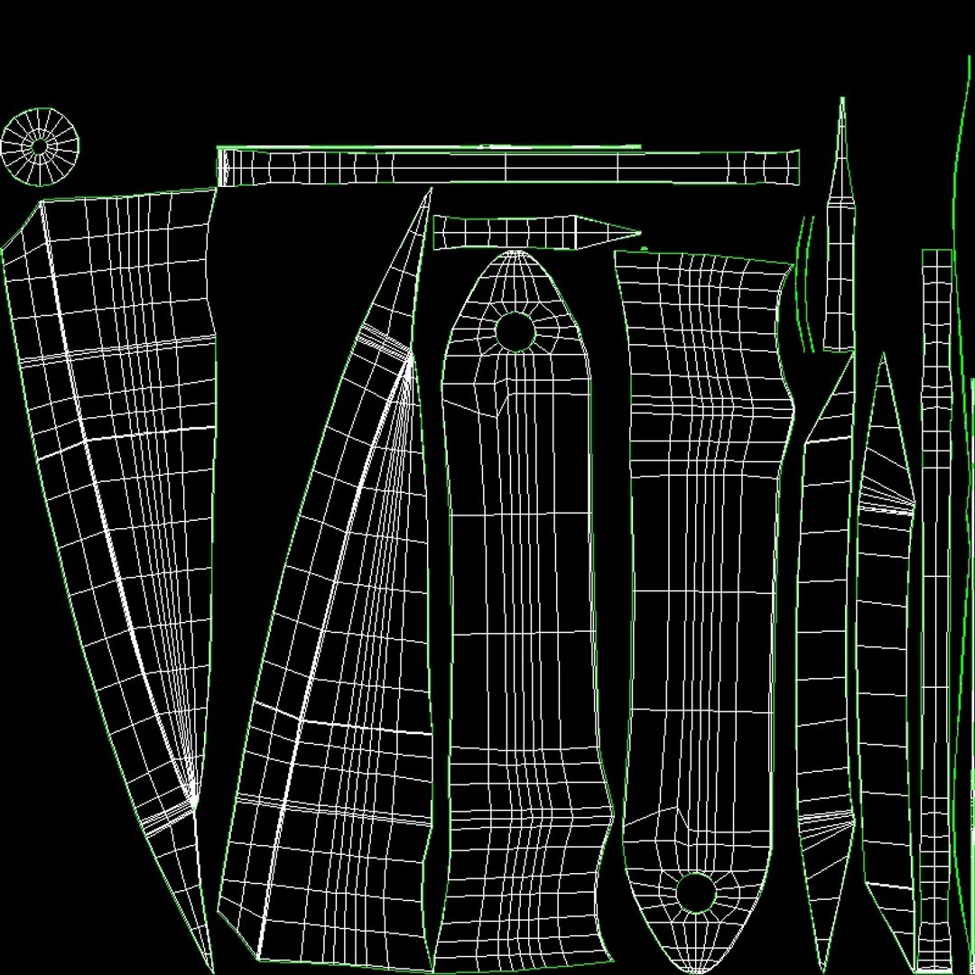 Knife Blade 3D Model - TurboSquid 1666288