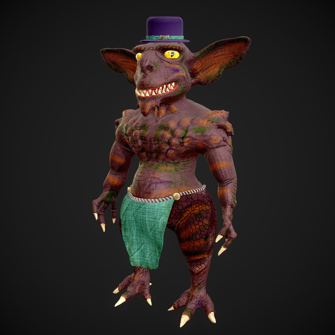 3D Gremlin Creature Monster Model - TurboSquid 1934732