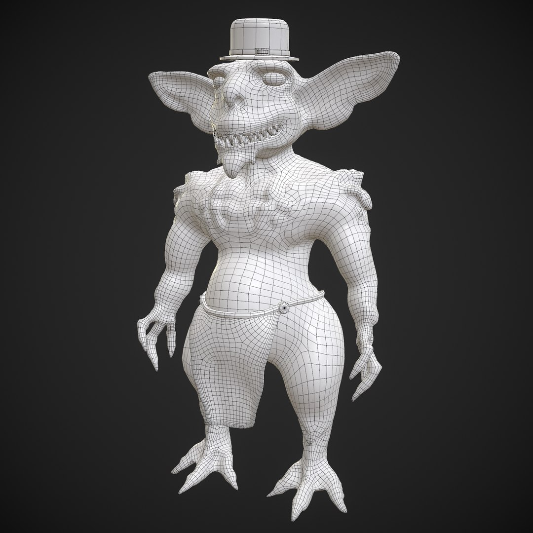 3D Gremlin Creature Monster Model - TurboSquid 1934732