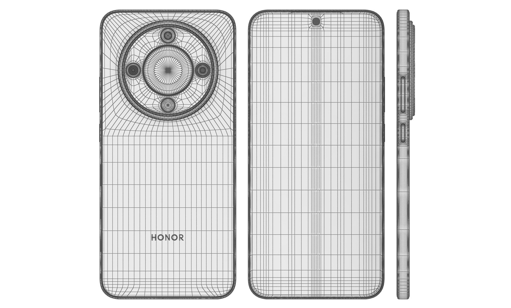 HONOR X9d Gold Model - TurboSquid 2466843