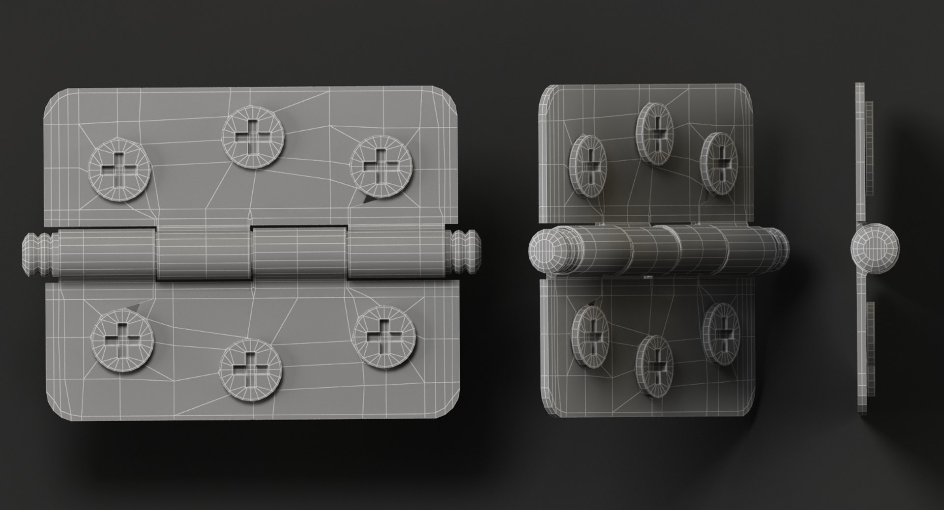Free Door Hinges 3D Model - TurboSquid 1199785