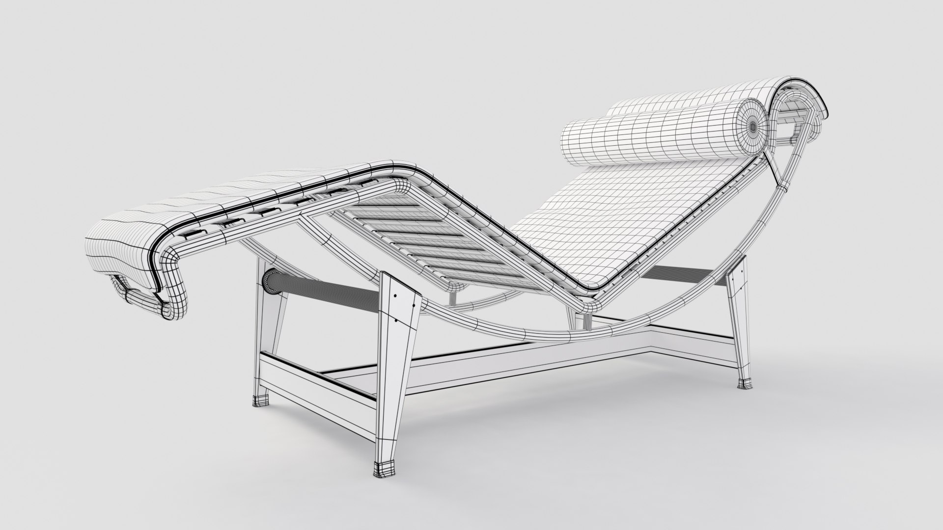 3D Chaise Lounge Model - TurboSquid 2223814