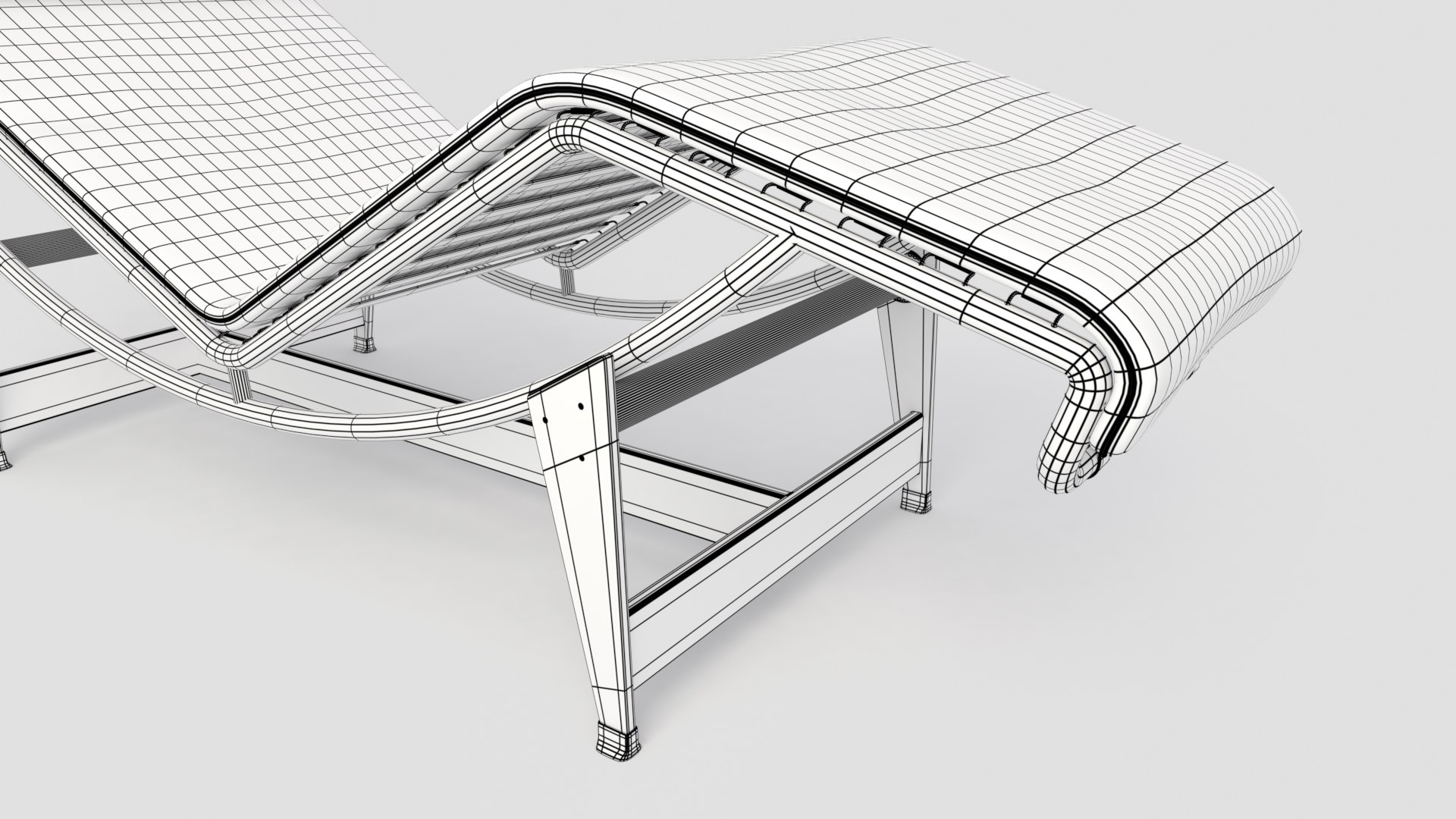 3D Chaise Lounge Model - TurboSquid 2223814