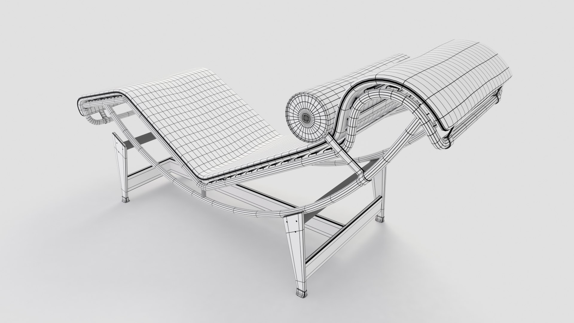 3D Chaise Lounge Model - TurboSquid 2223814