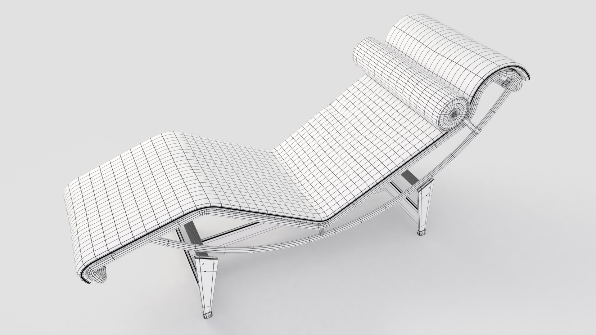 3D Chaise Lounge Model - TurboSquid 2223814
