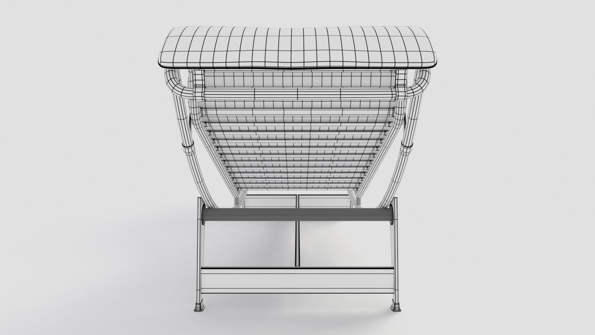 3D Chaise Lounge Model - TurboSquid 2223814