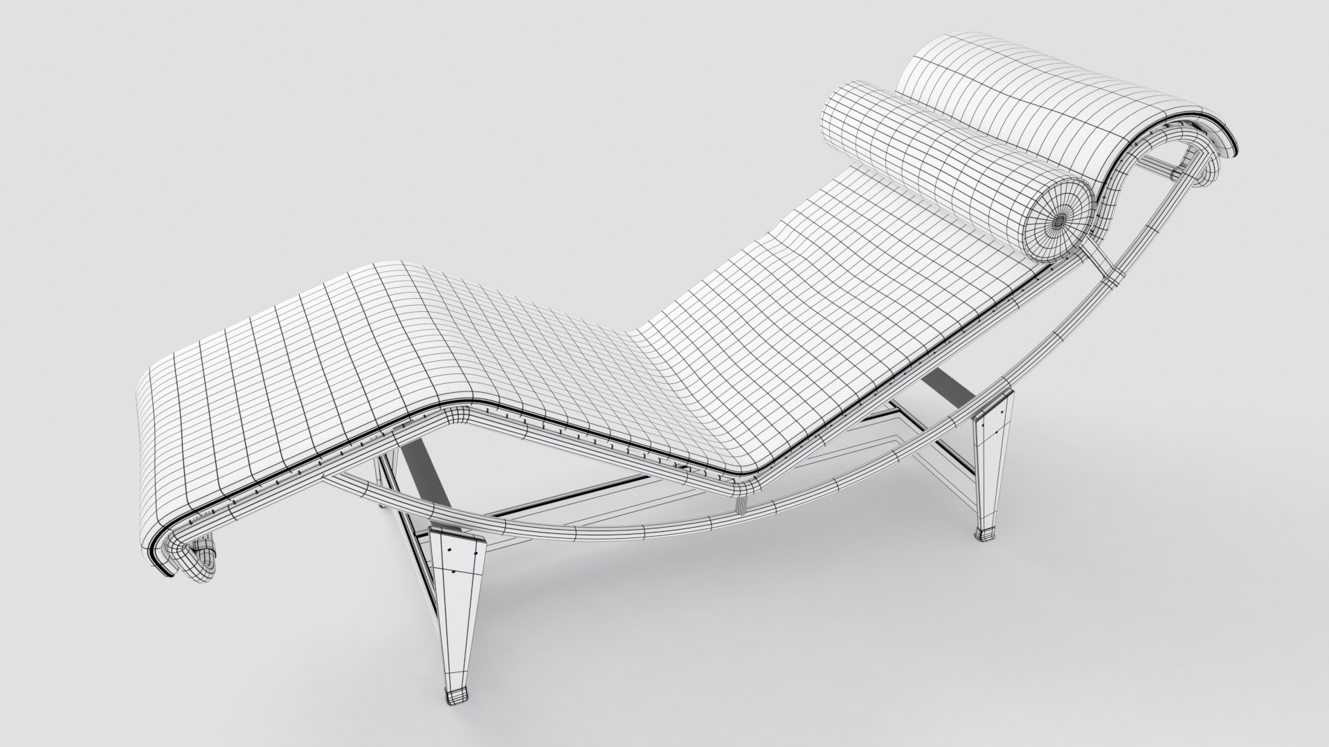 3D Chaise Lounge Model - TurboSquid 2223814