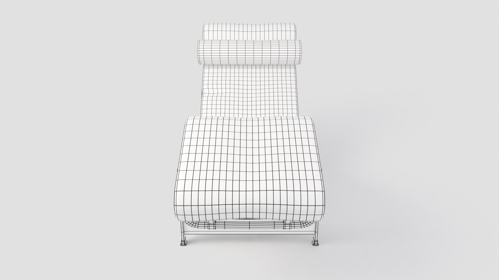 3D Chaise Lounge Model - TurboSquid 2223814