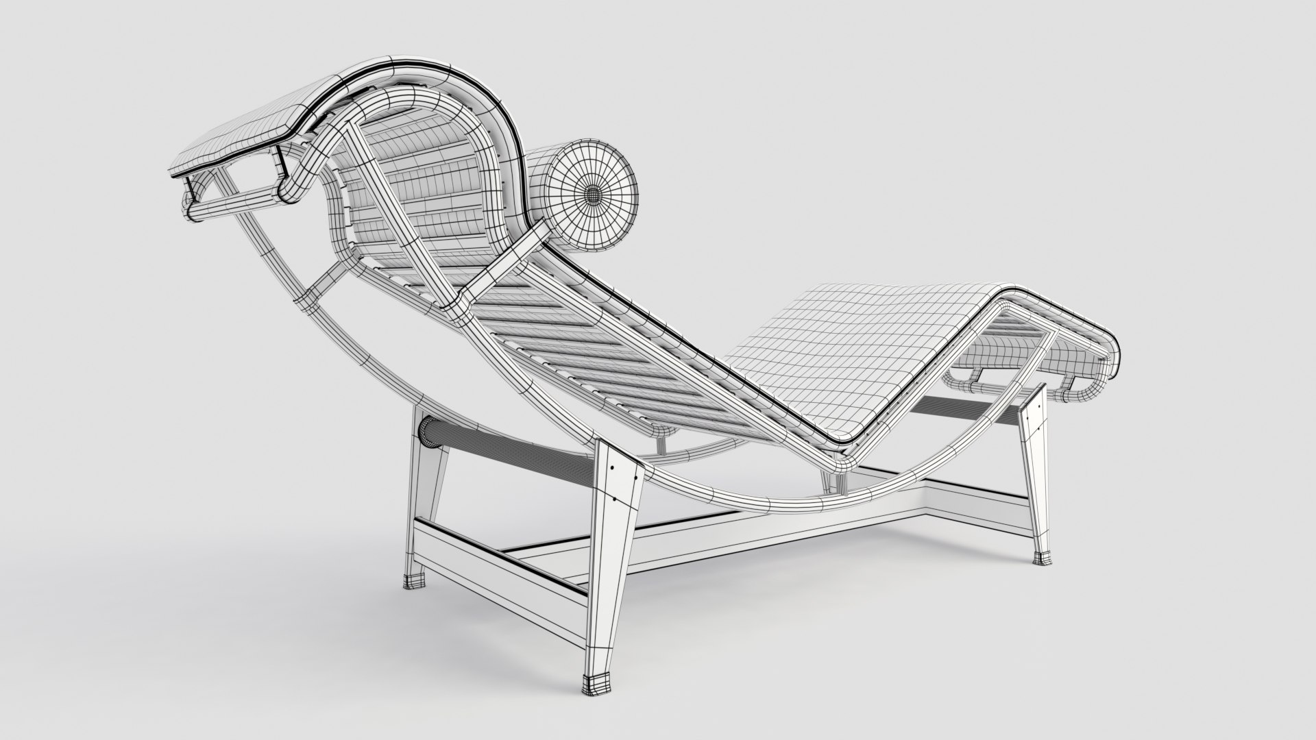 3D Chaise Lounge Model - TurboSquid 2223814