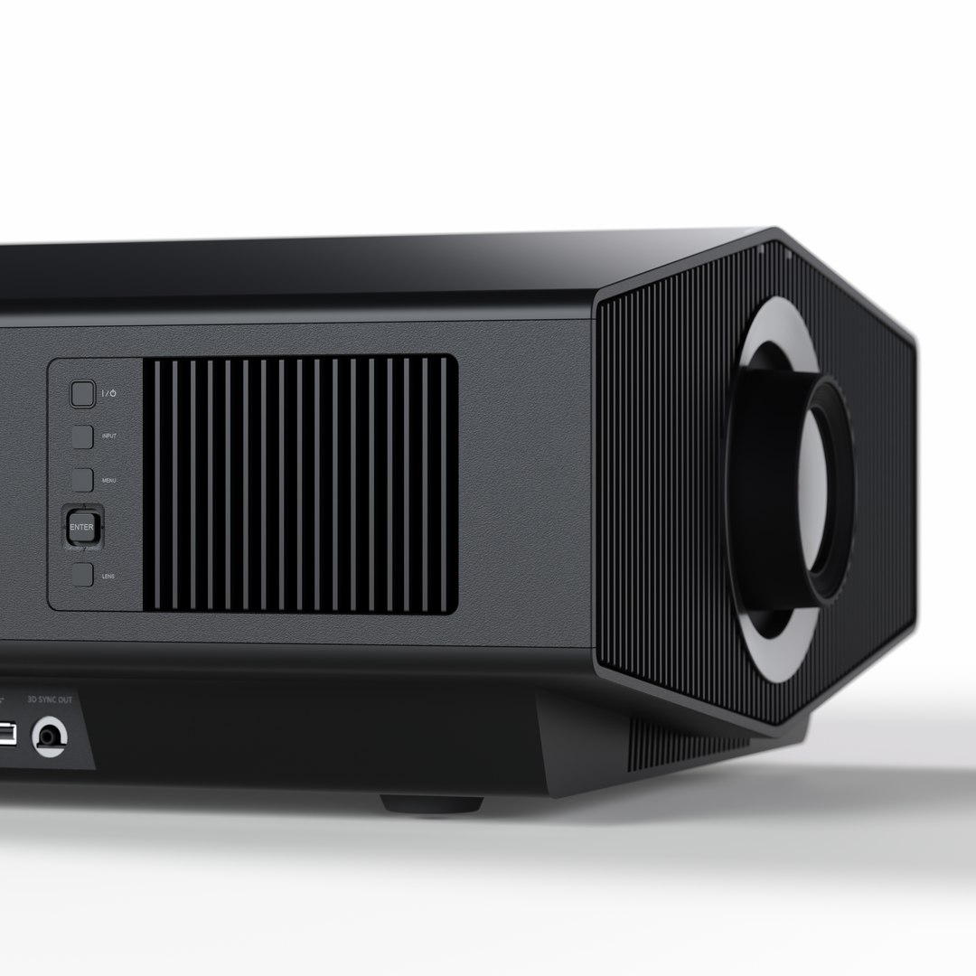 3D VPL-XW7000ES 4K SXRD Laser Projector - Sony Pro Model - TurboSquid ...