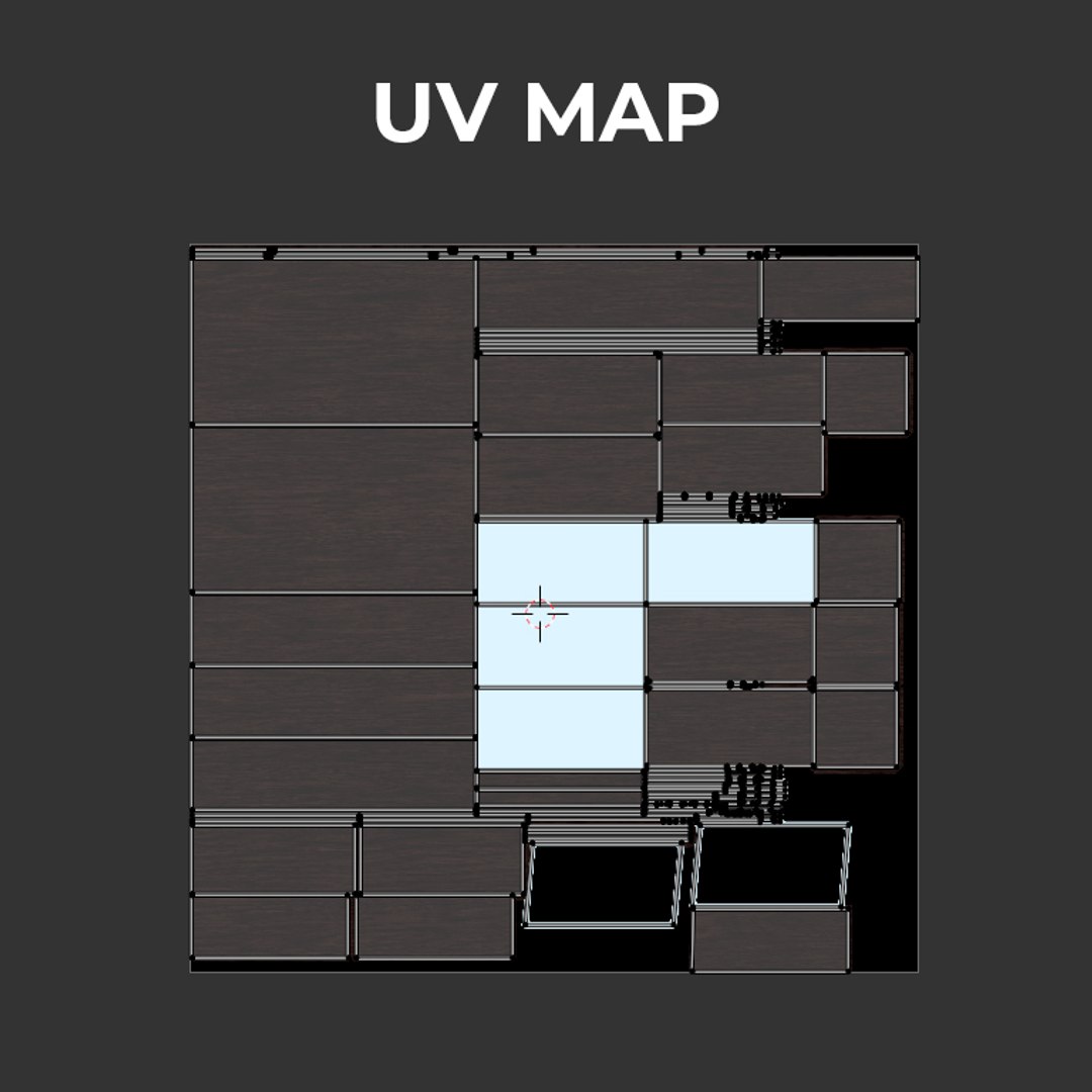 3D Wooden Showcase Model - TurboSquid 2366673