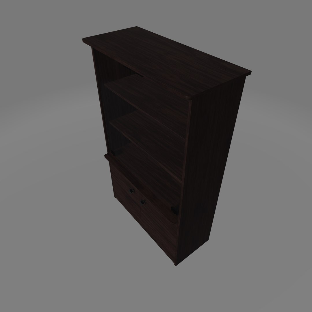 3D Wooden Showcase Model - TurboSquid 2366673