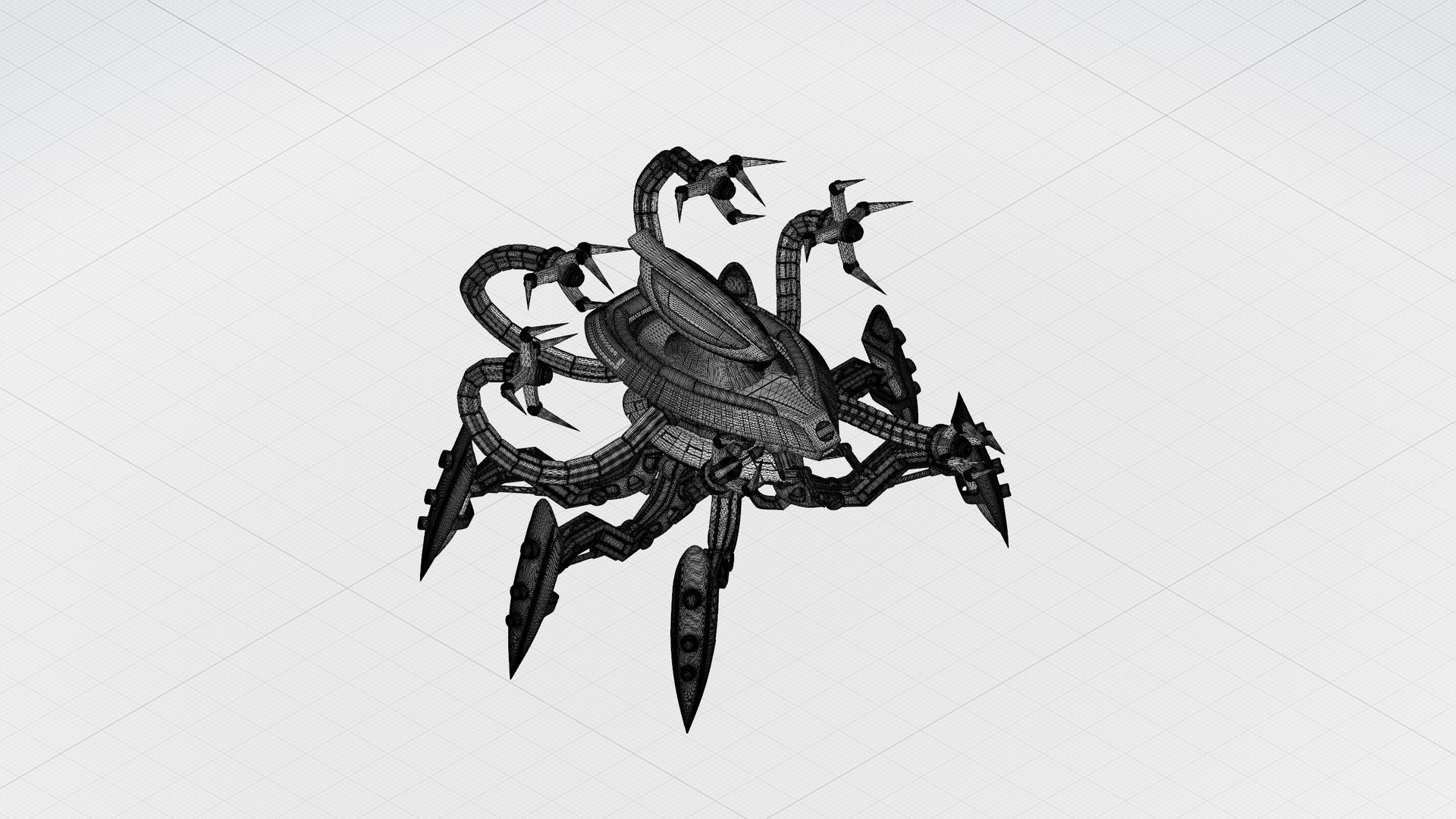 Robot iron crab 3D - TurboSquid 1668523
