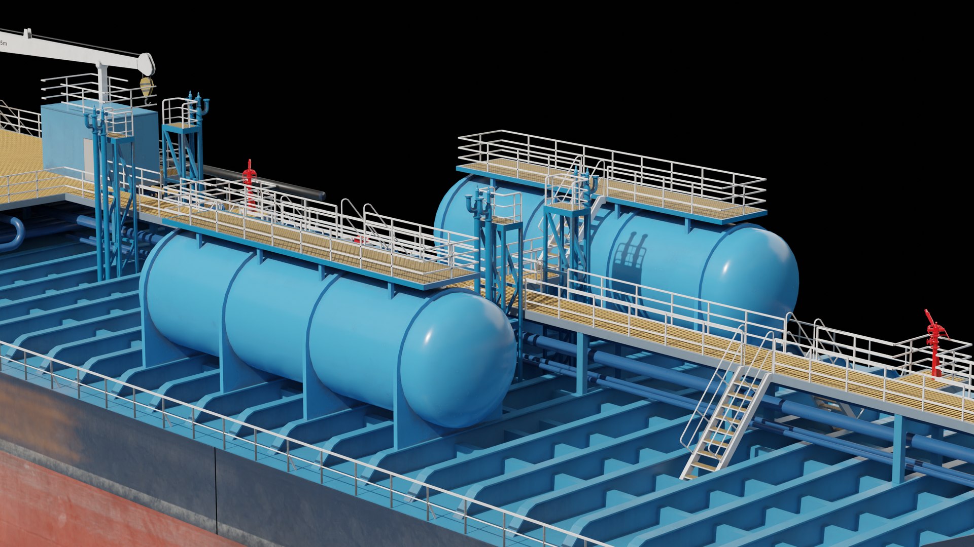 3D Model Chemical Tanker - TurboSquid 2259373