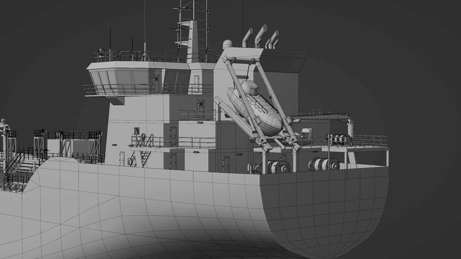 3D Model Chemical Tanker - TurboSquid 2259373