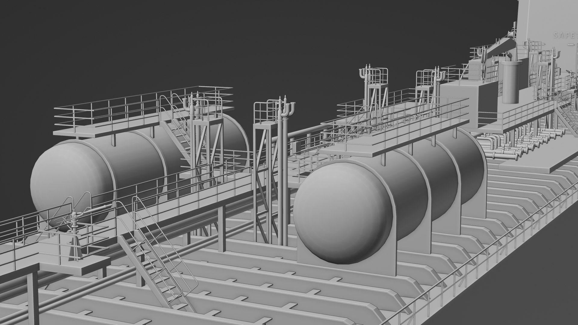3D Model Chemical Tanker - TurboSquid 2259373