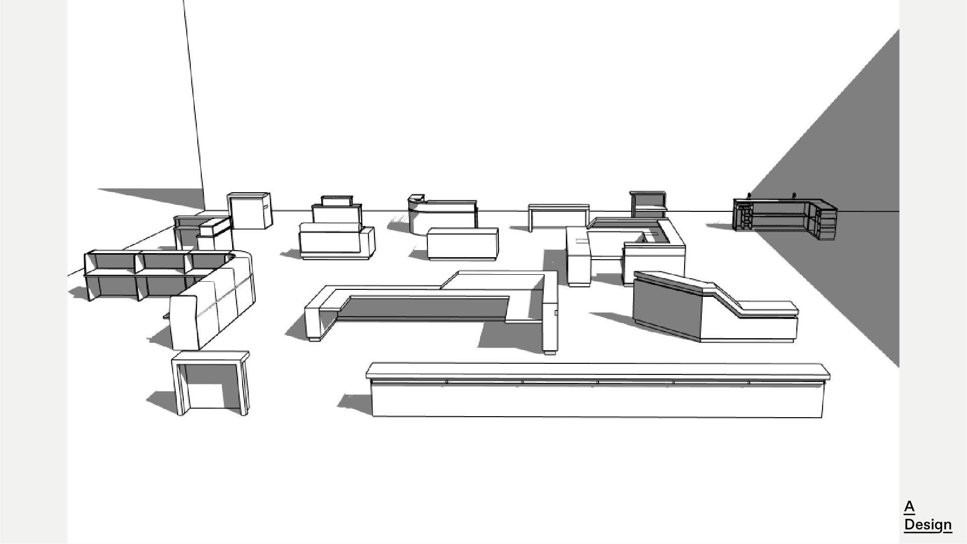 modelo 3d Bar Counters - Revit family model - TurboSquid 2005299