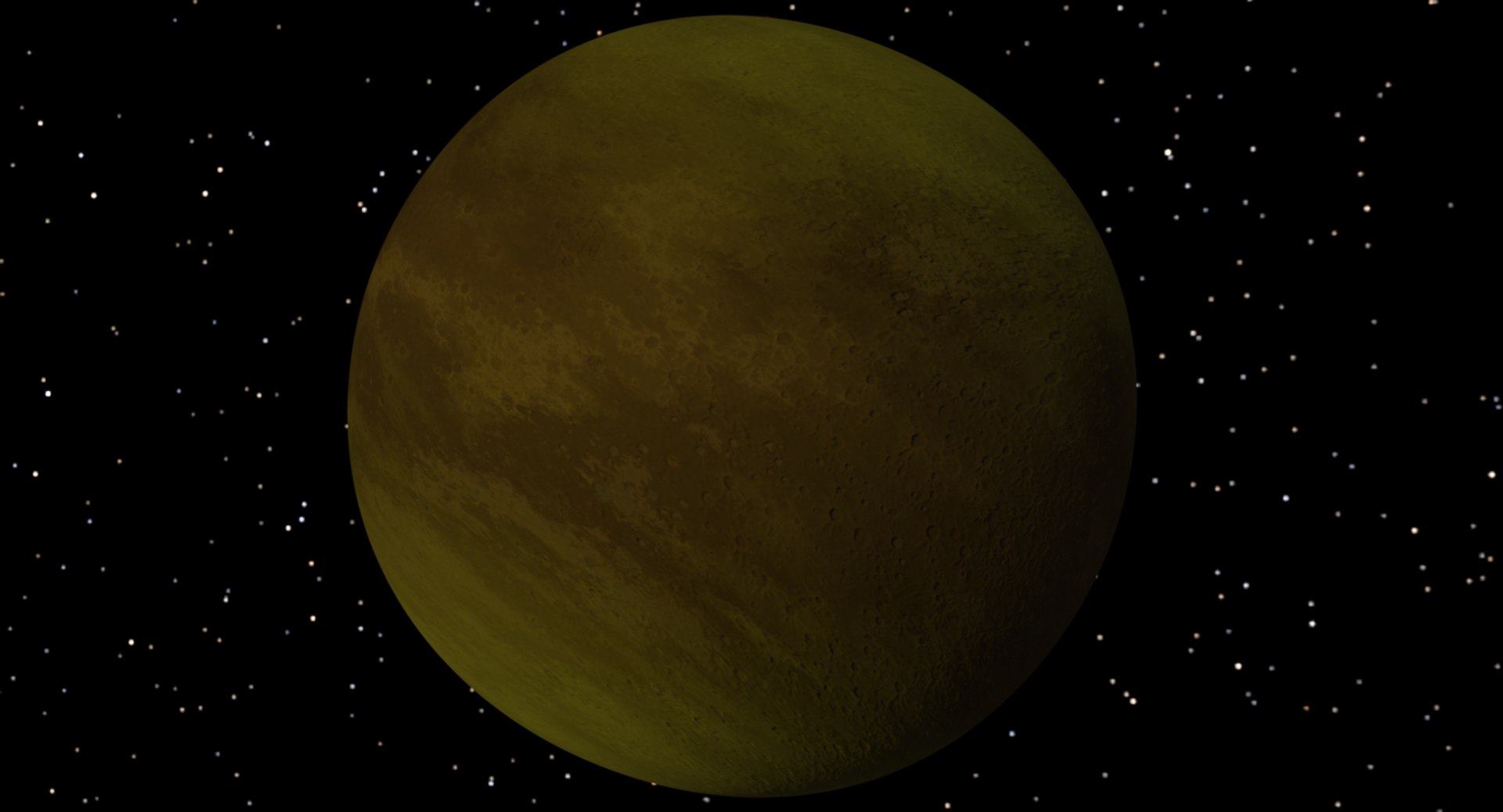 3d Model Forested Exoplanet