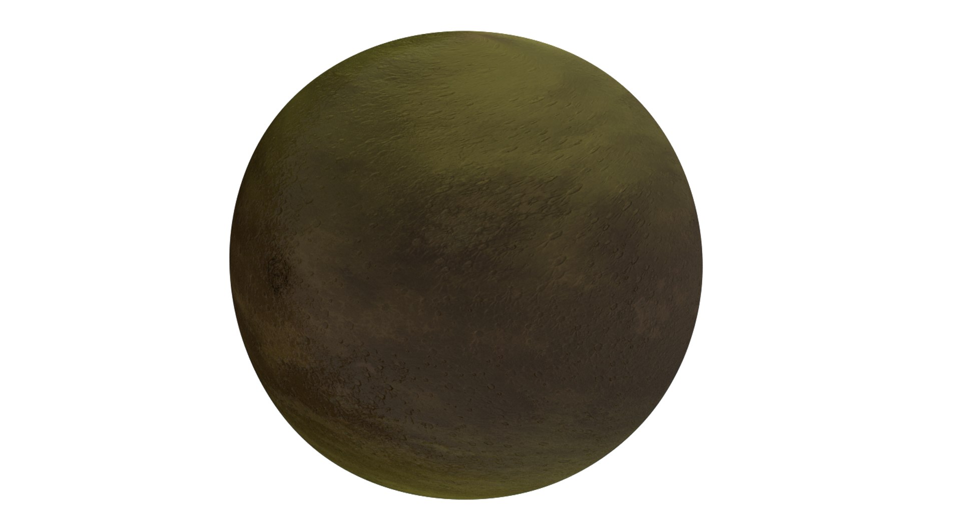 3d Model Forested Exoplanet