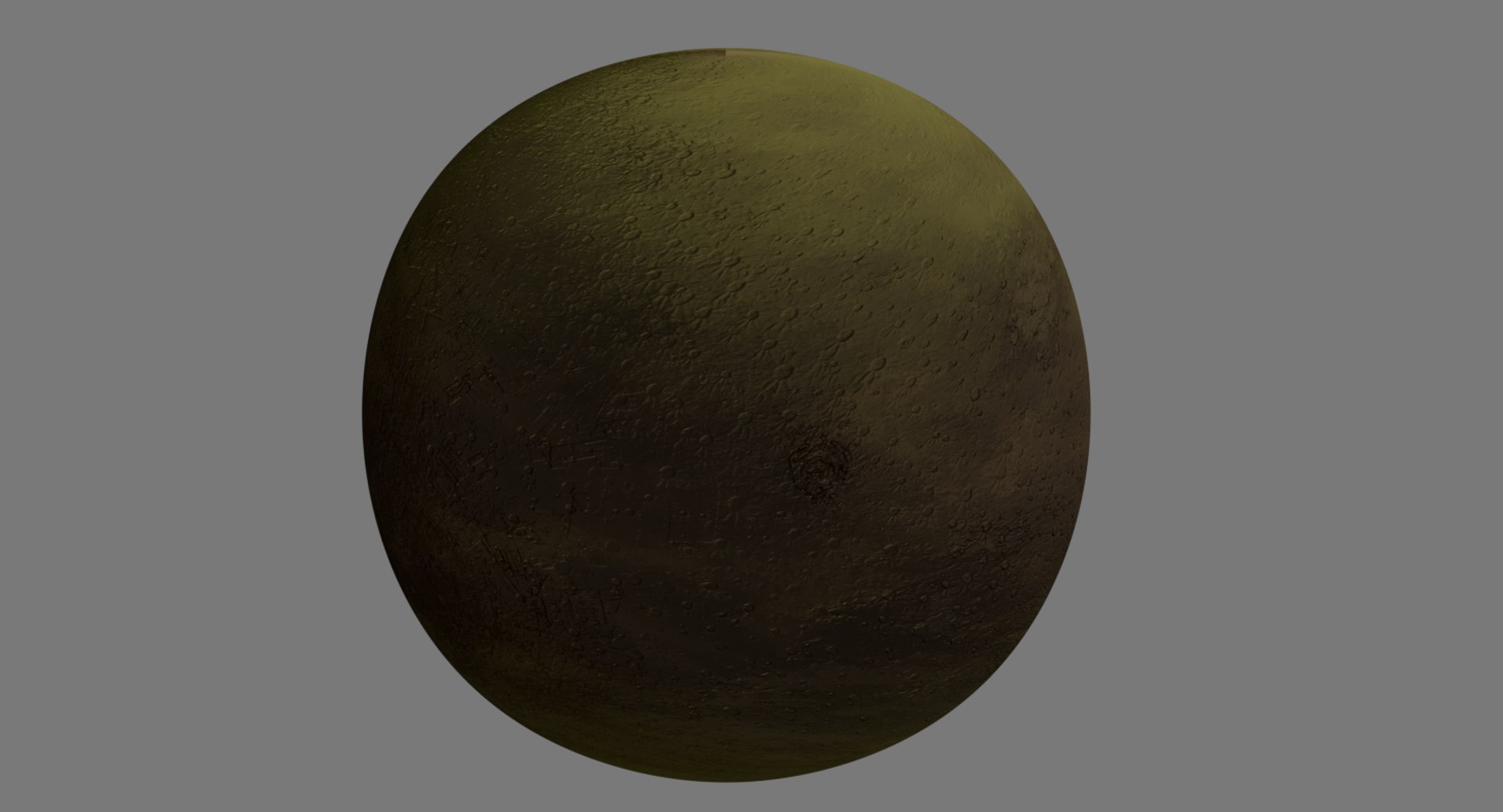 3d Model Forested Exoplanet