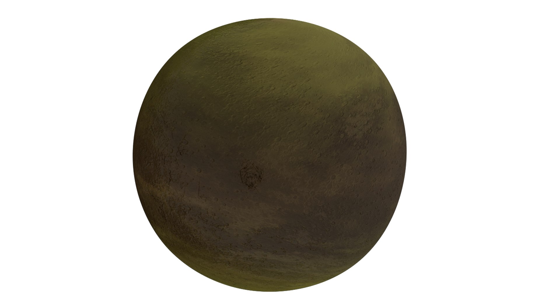 3d Model Forested Exoplanet