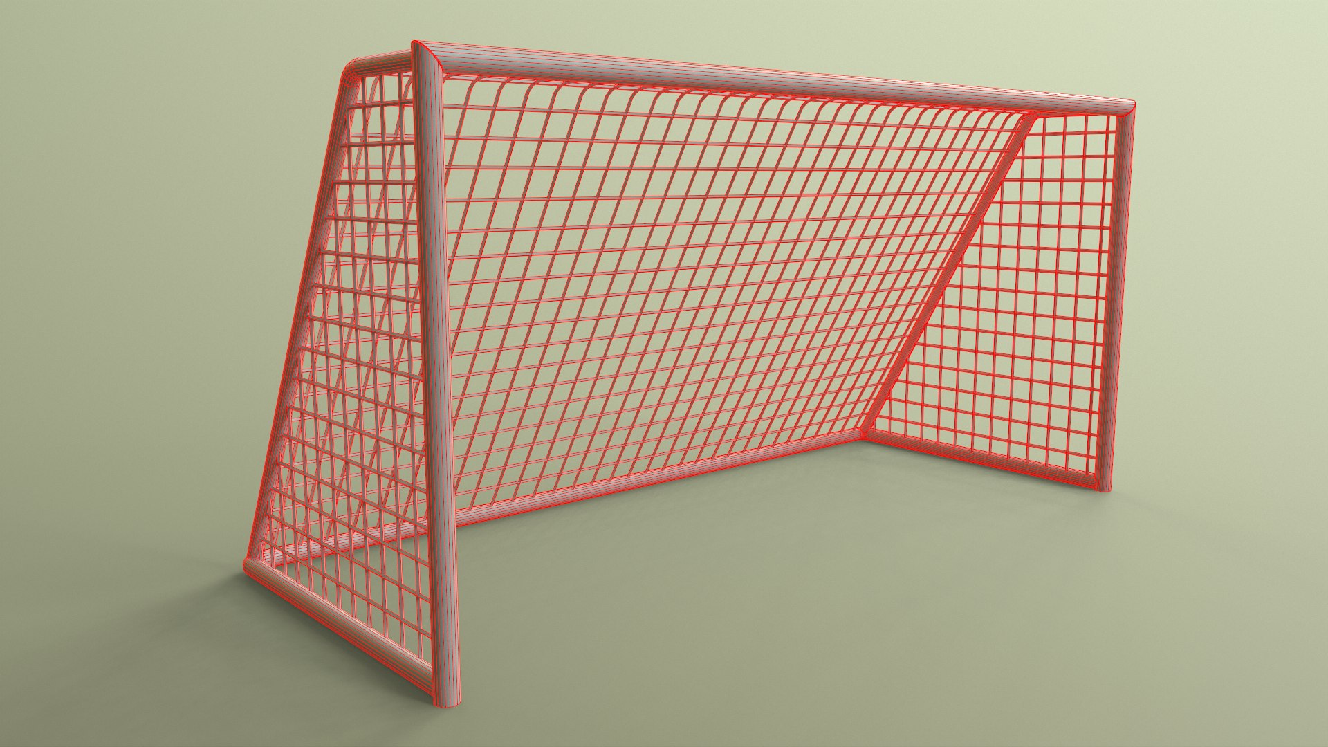 3D PBR Soccer Football Goal Post G model - TurboSquid 1921326
