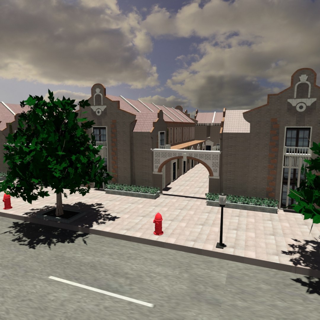 Shikumen Shanghai Building Model - TurboSquid 2184138