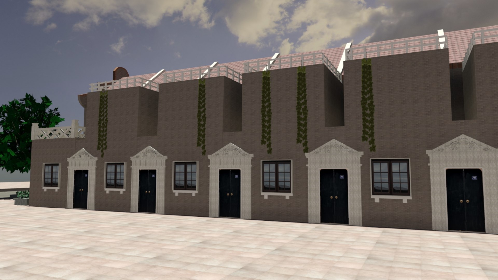 Shikumen Shanghai Building Model - TurboSquid 2184138