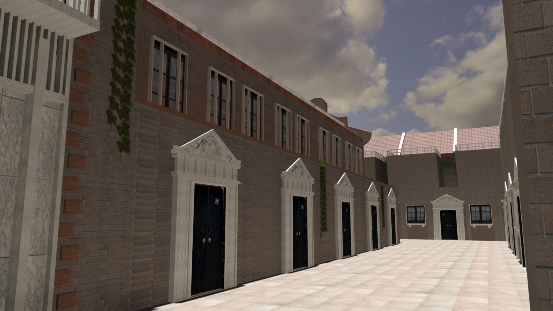 Shikumen Shanghai Building Model - TurboSquid 2184138