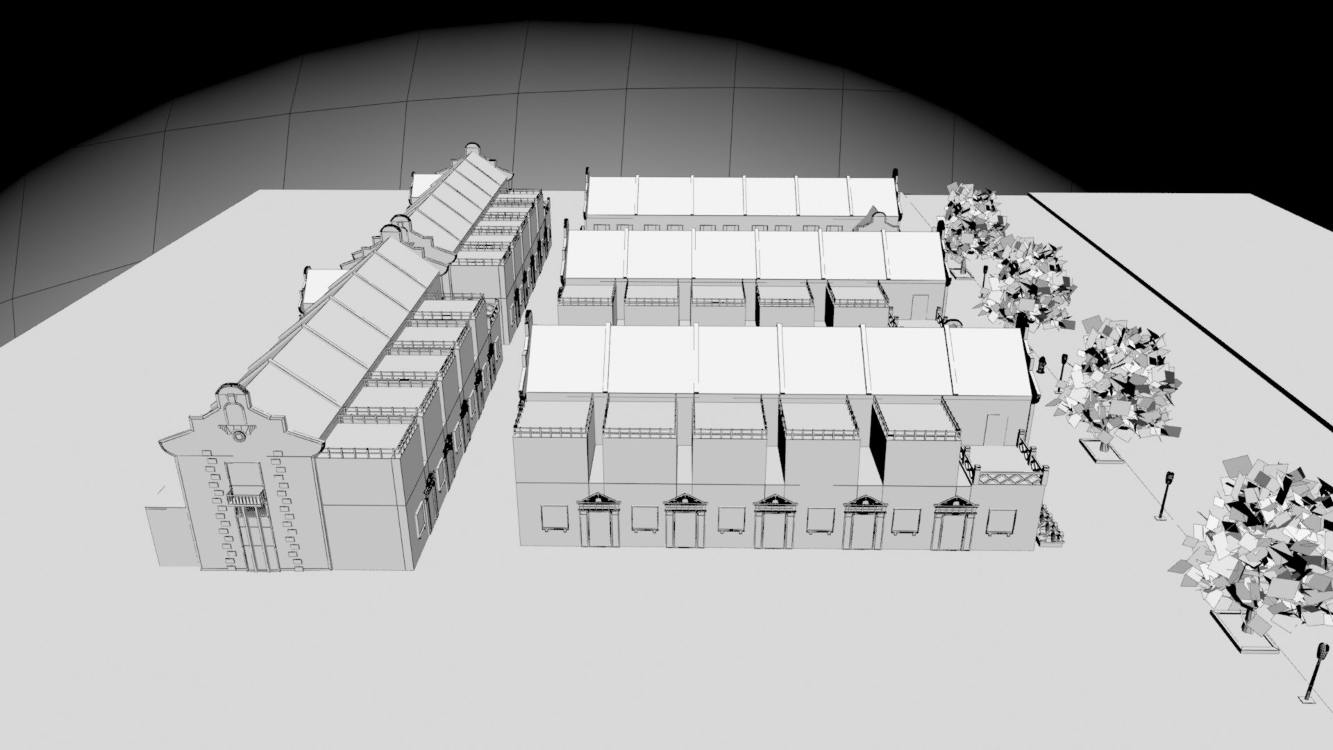 Shikumen Shanghai Building Model - TurboSquid 2184138