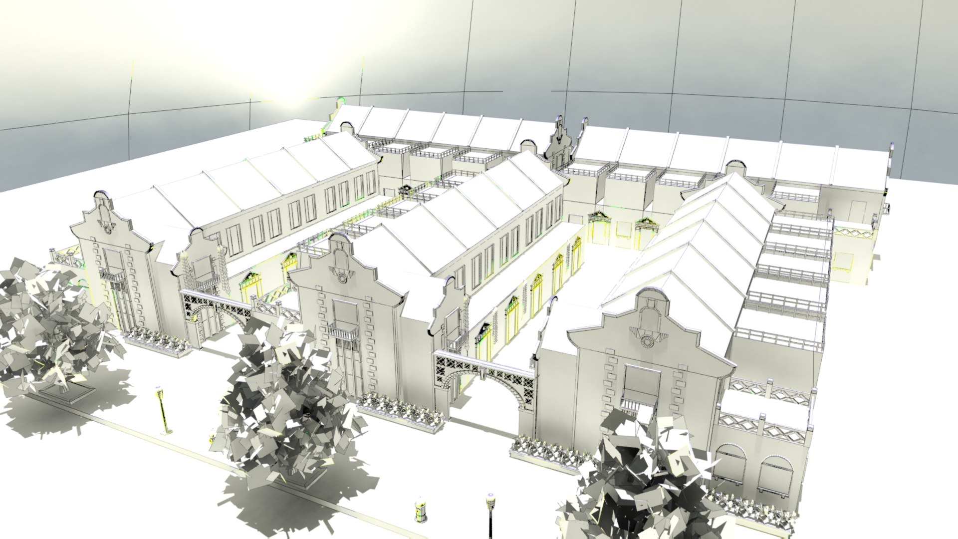 Shikumen Shanghai Building Model - TurboSquid 2184138